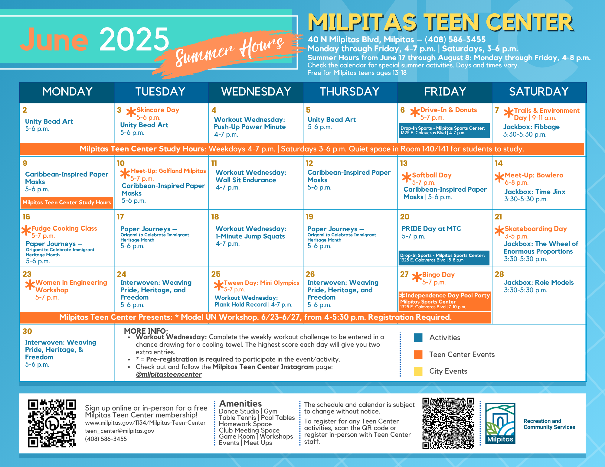 Milpitas Teen Center | Milpitas, CA
