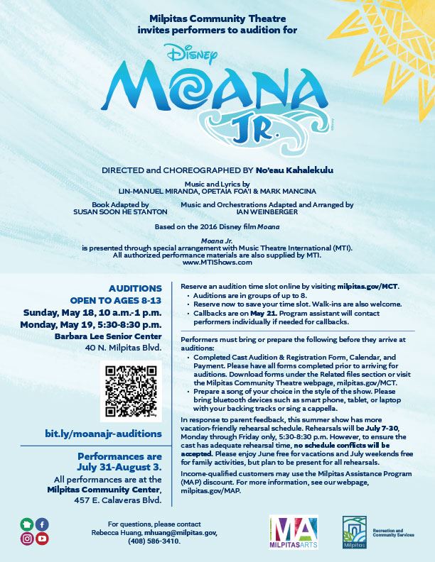 Disney's Moana Jr. | Milpitas, CA